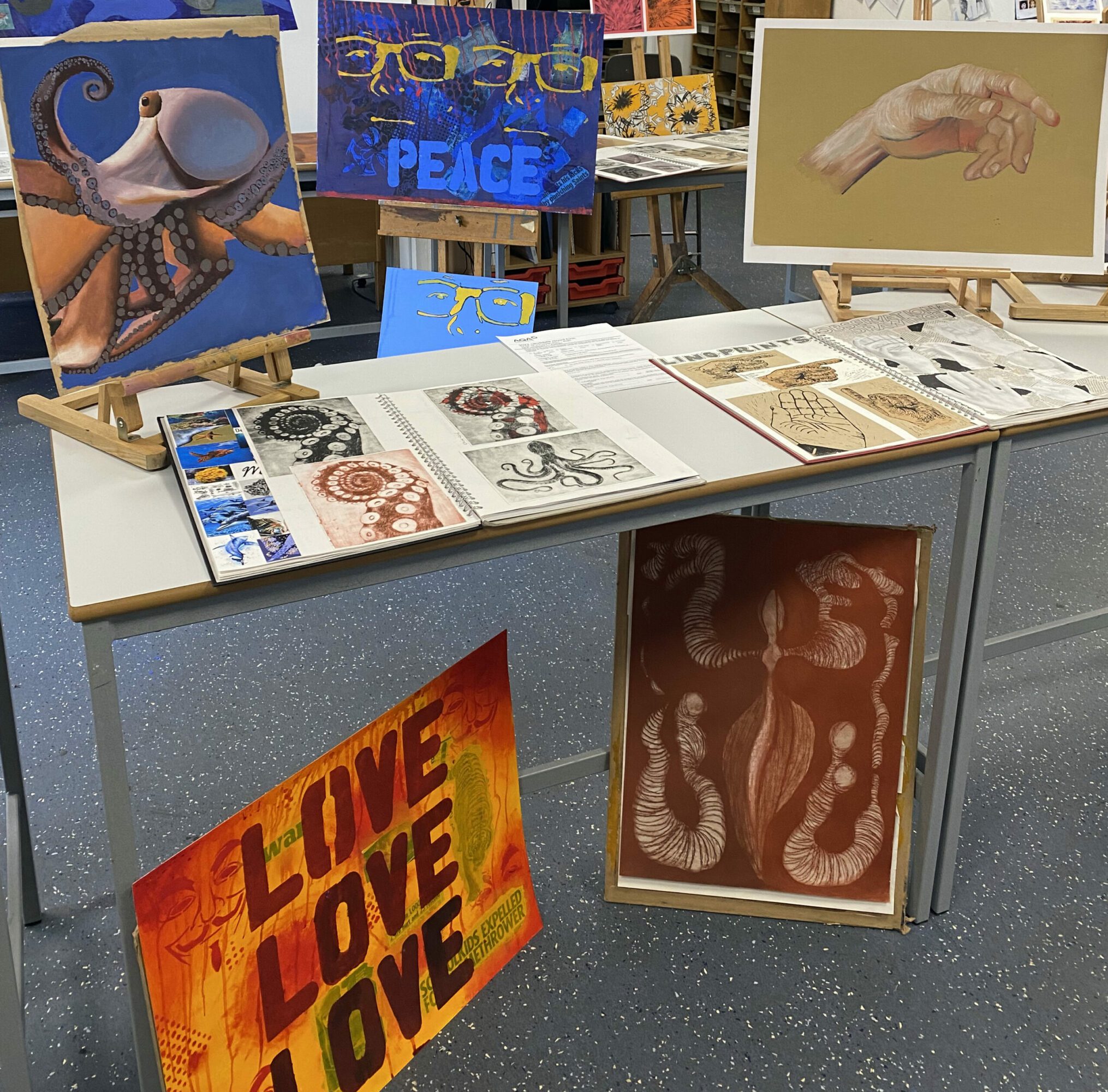 Art and photography GCSE work - Queen Elizabeth’s Academy