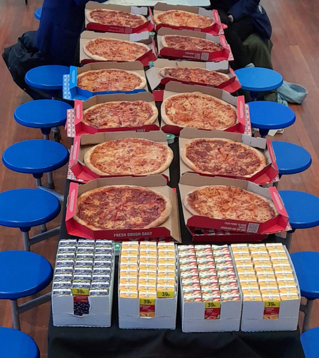 Celebration pizza party - Queen Elizabeth’s Academy
