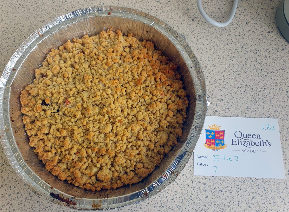 Year 7 food technology assessments - Queen Elizabeth’s Academy