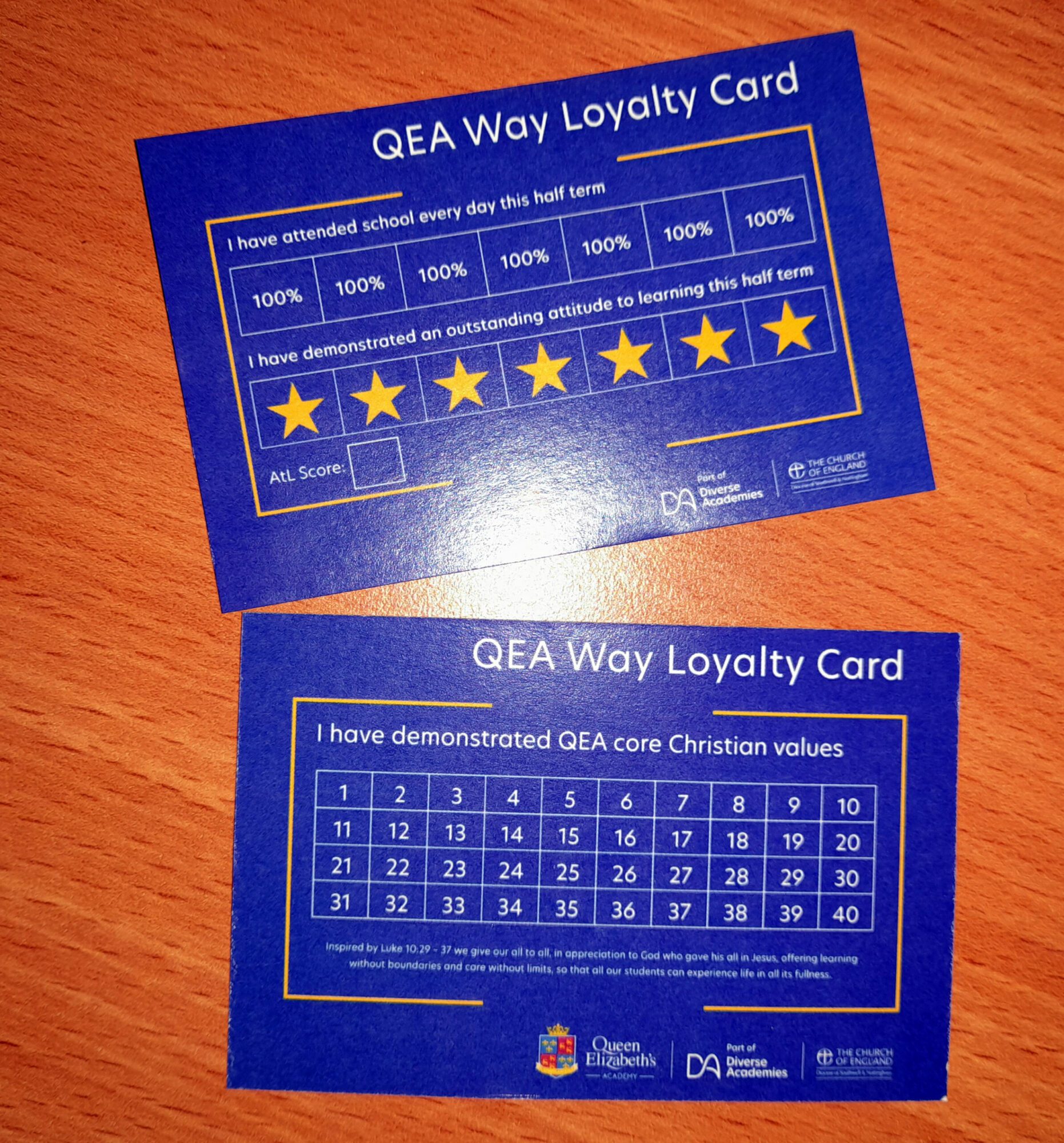 Rewards at QEA - Queen Elizabeth’s Academy