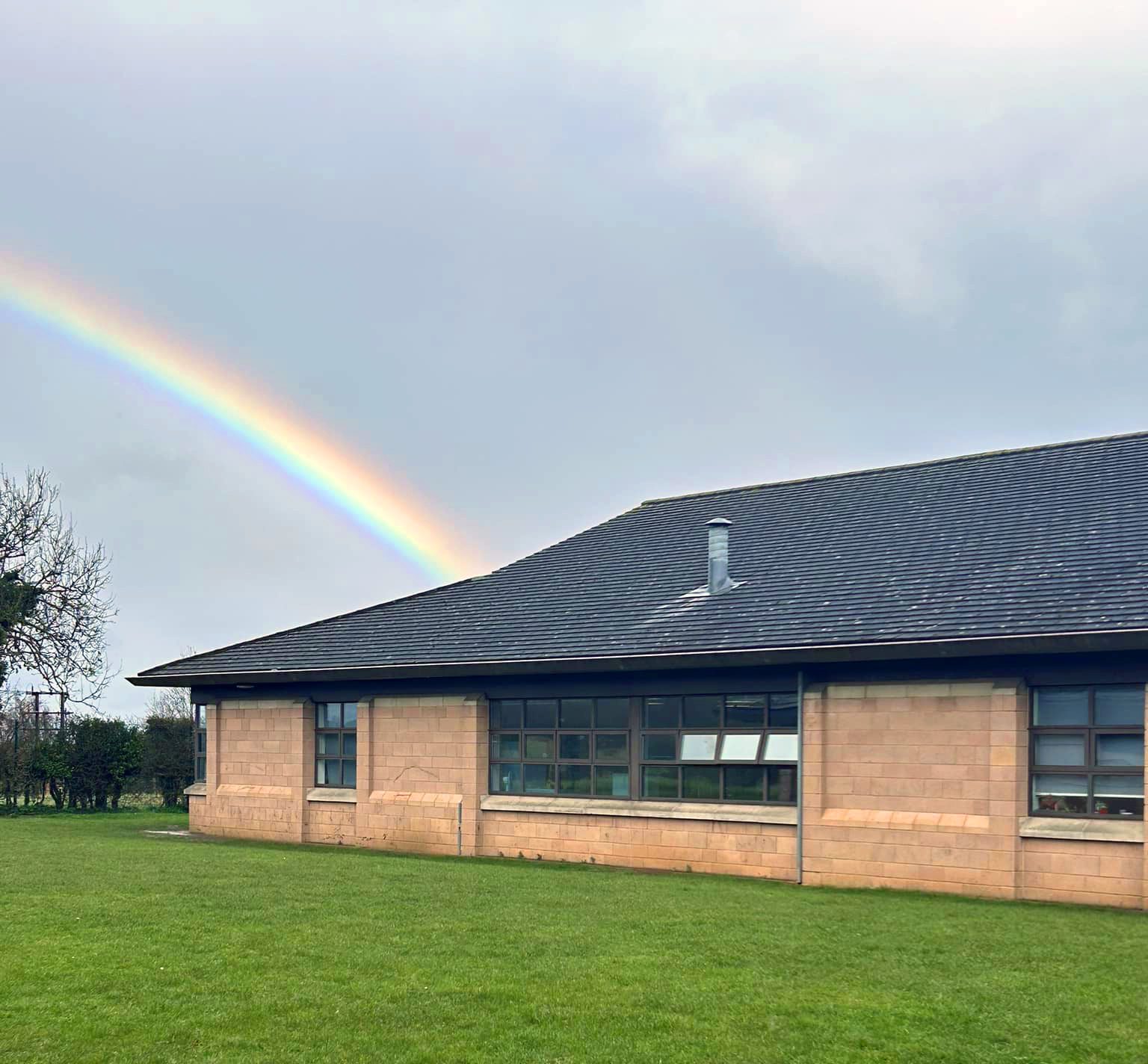 Vibrant rainbow shines over QEA - Queen Elizabeth’s Academy