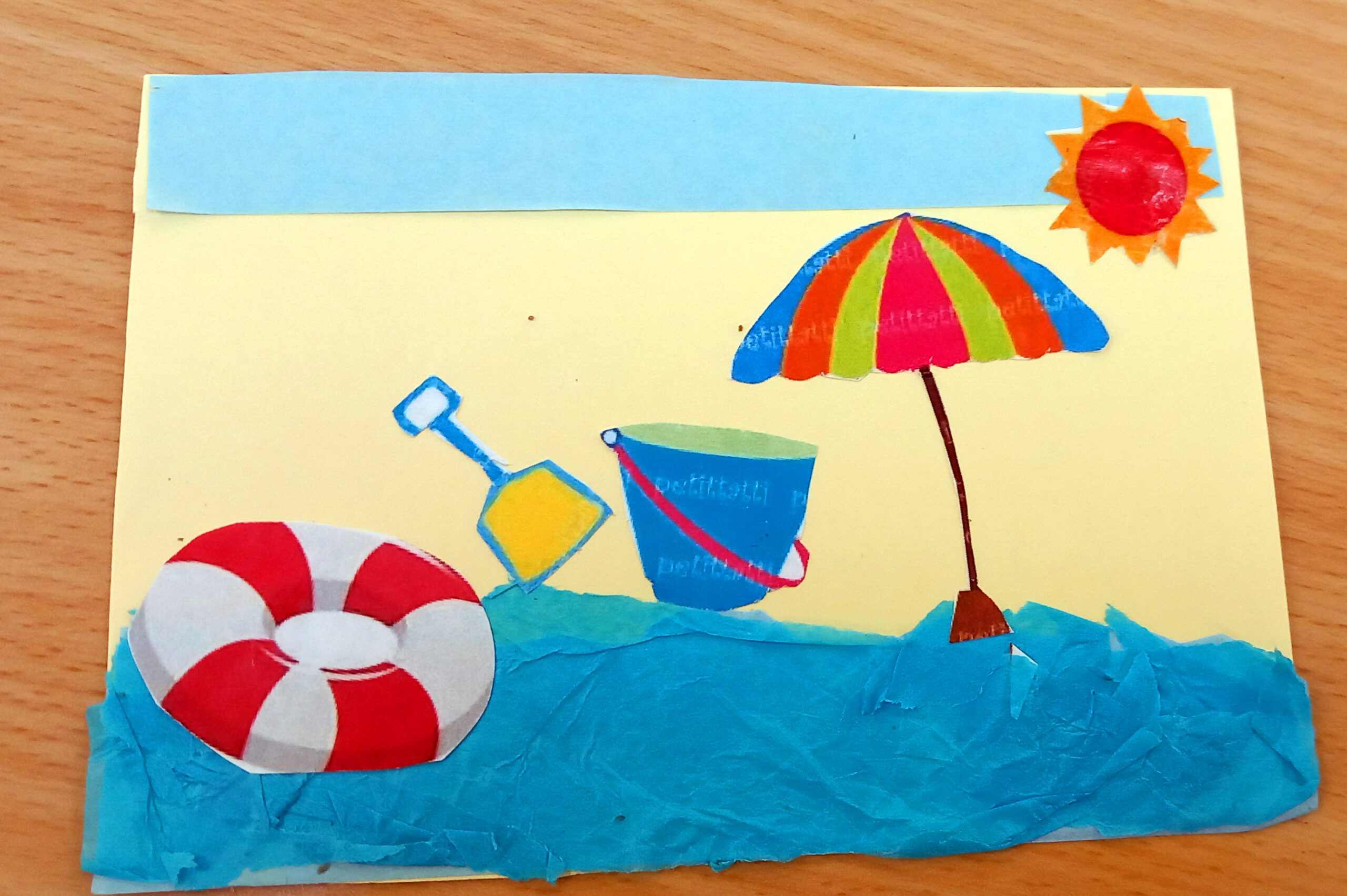 Summer craft beach postcards - Queen Elizabeth’s Academy