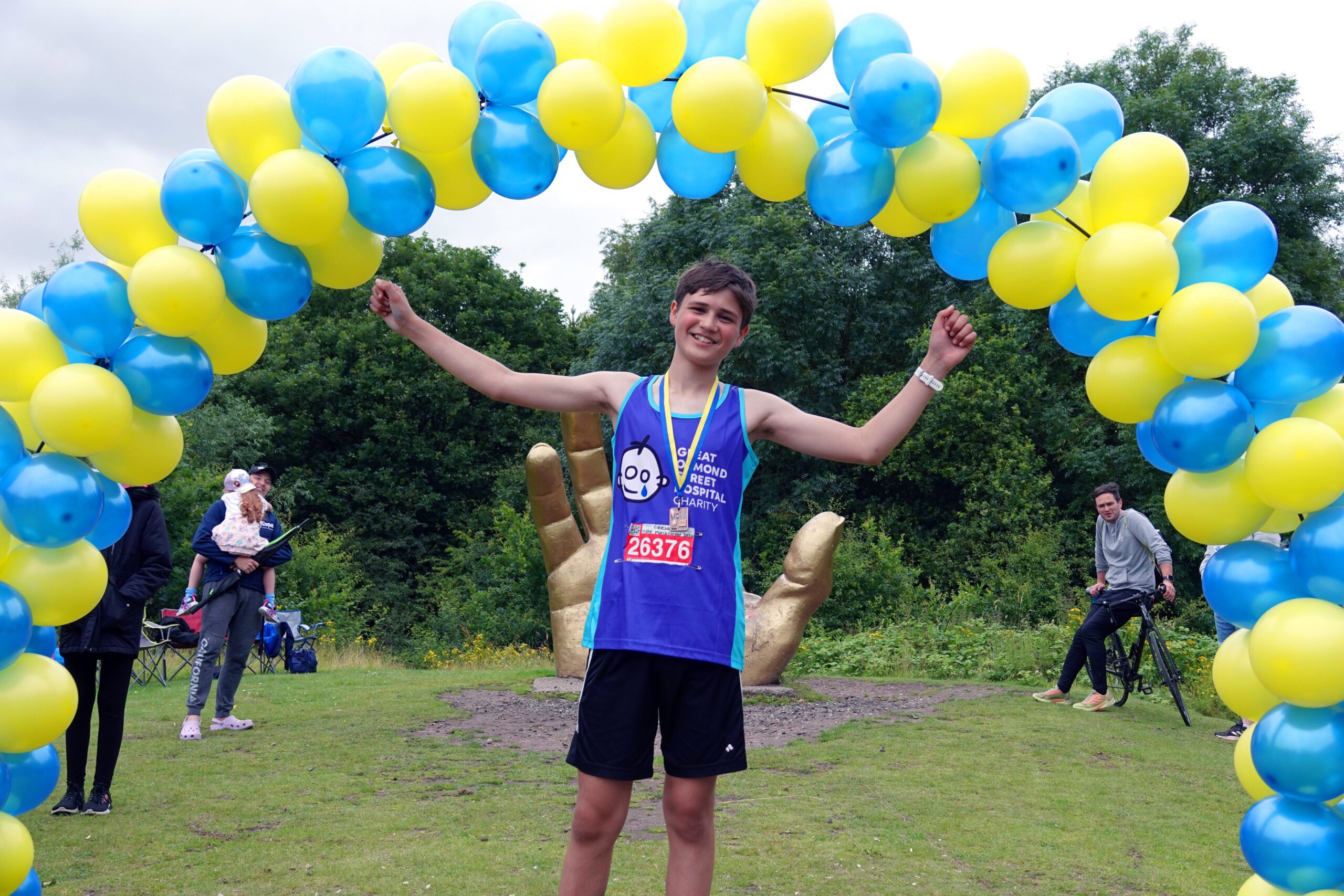 Year 8 Ceejay completes half marathon - Queen Elizabeth’s Academy