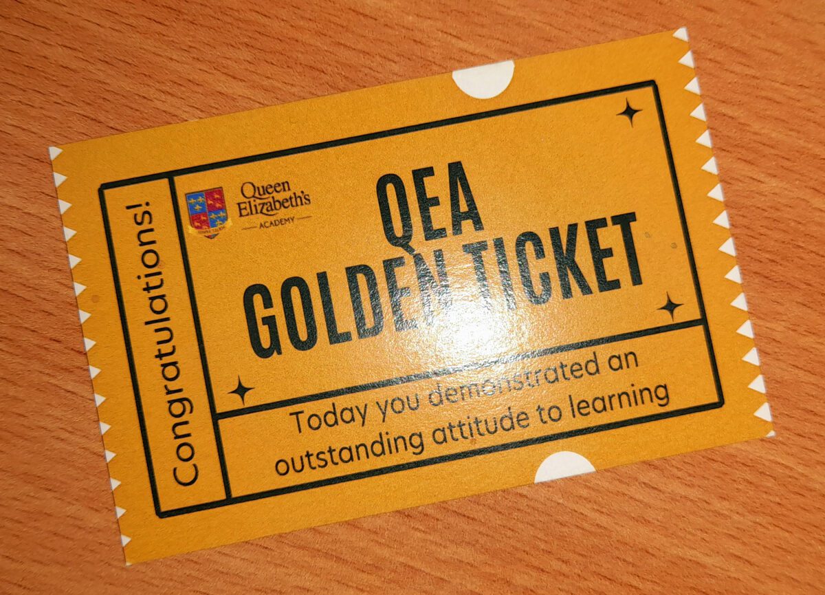 New academic year rewards - Queen Elizabeth’s Academy