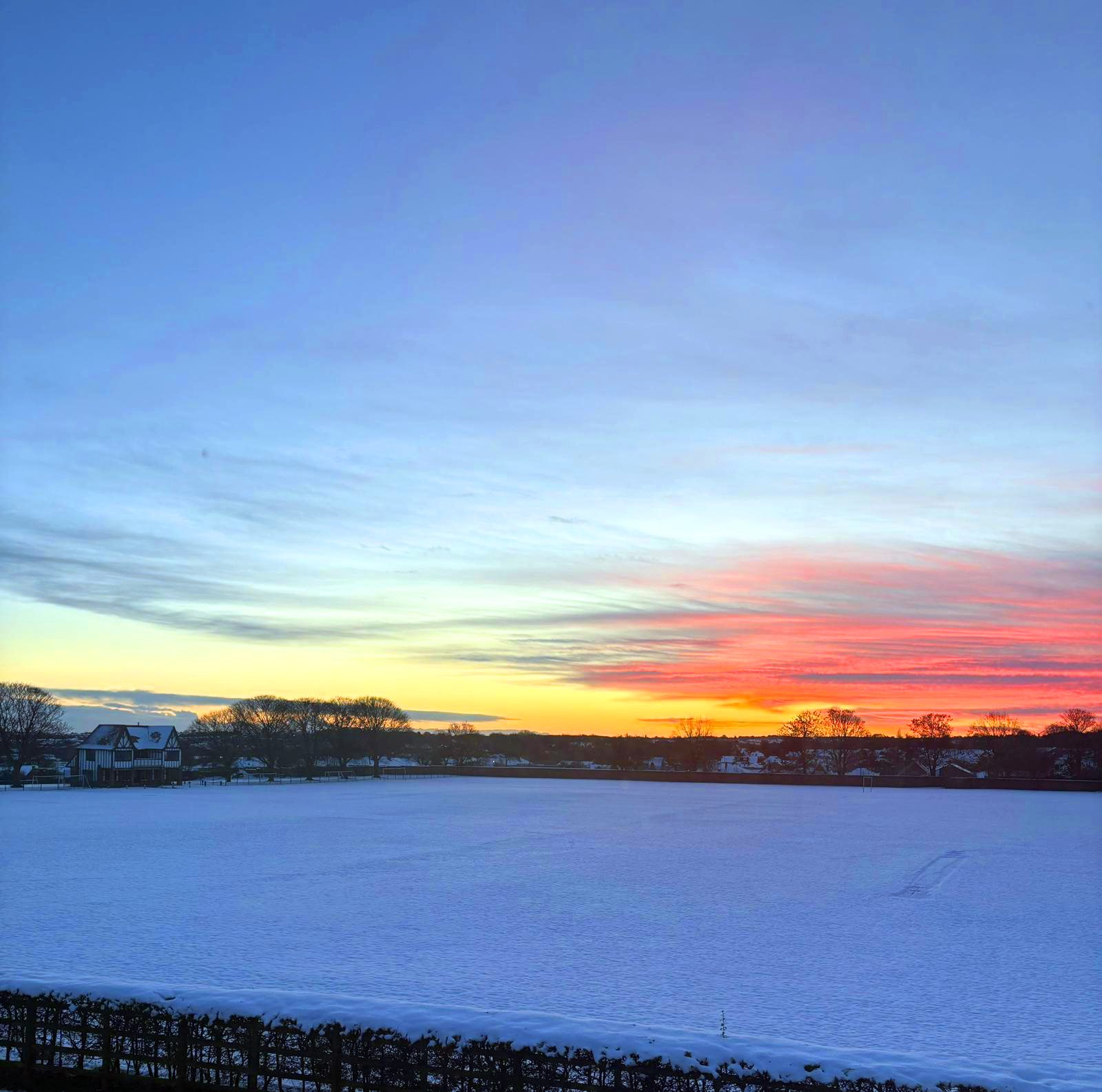 Wintery sunshine at QEA - Queen Elizabeth’s Academy