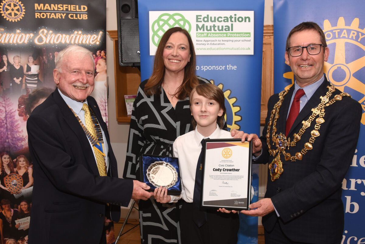 QEA Student Honoured at Mansfield Rotary Courage Awards - Queen ...